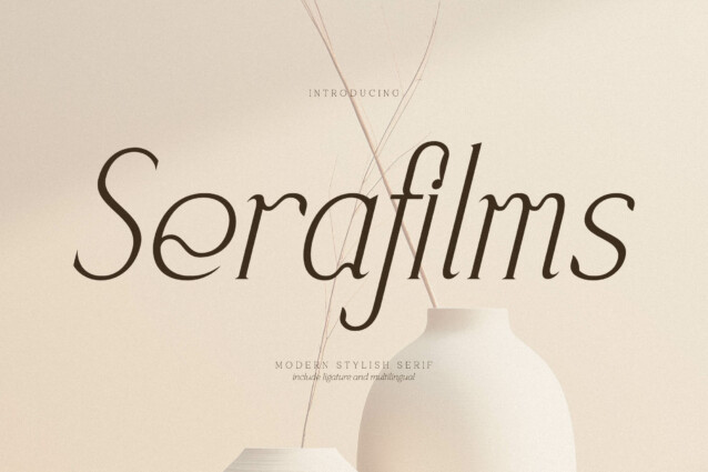 Serafilms Font - Download Free Font