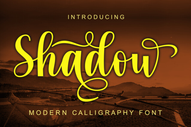 Shadow Script Typeface - Download Free Font