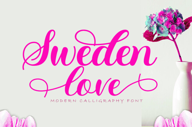 Sweden Love Script Font - Befonts