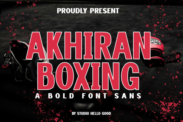 Akhiran Boxing Font - Download Free Font