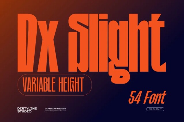 Dx Slight Font - Download Free Font