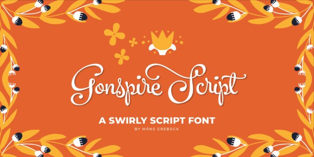 Gonspire Font - Download Free Font