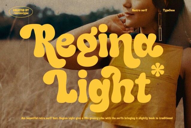 Regina Light Font - Download Free Font