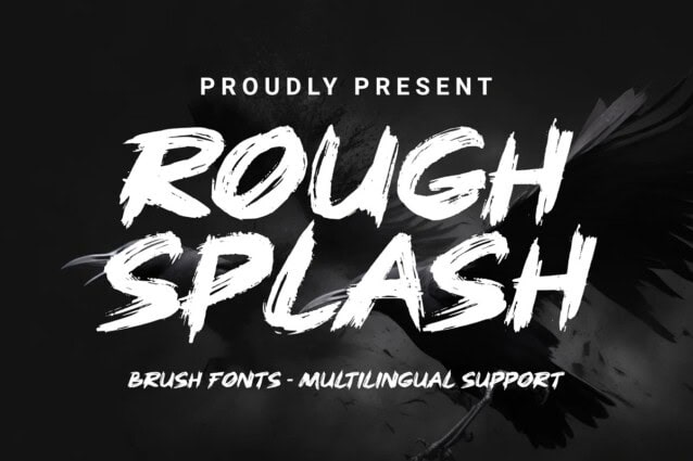 Rough Splash Font - Download Free Font