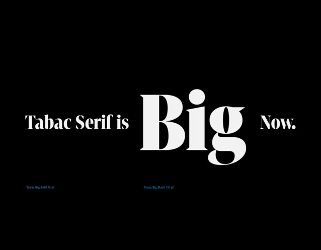 Tabac Big Font Family - Befonts
