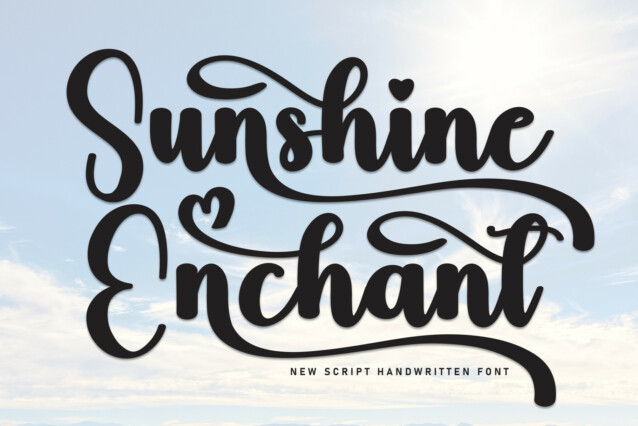 Sunshine Enchant Script Font - Befonts
