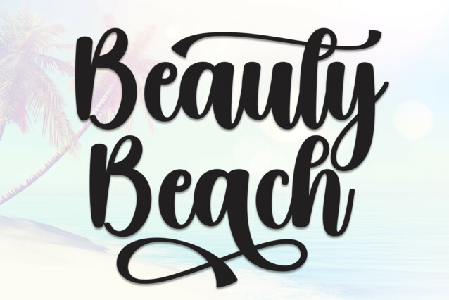 Beauty Beach Script Font - Download Free Font