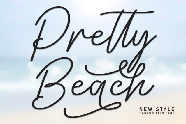 Pretty Beach Script Font - Download Free Font