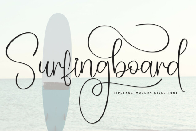 Surfingboard Script Font - Download Free Font
