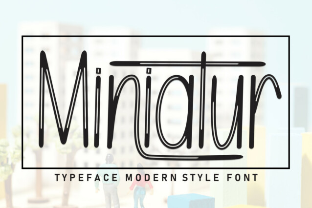 Miniatur Display Font - Download Free Font