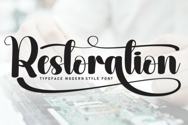 Restoration Script Font - Download Free Font