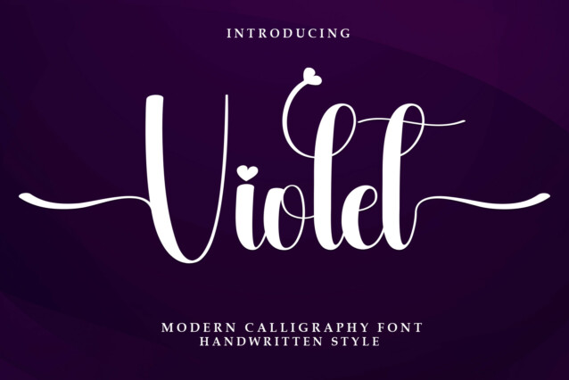 Violet Script Typeface - Download Free Font