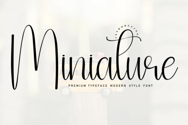 Miniature Script Font - Befonts