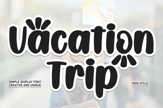 Vacation Trip Display Font - Download Free Font