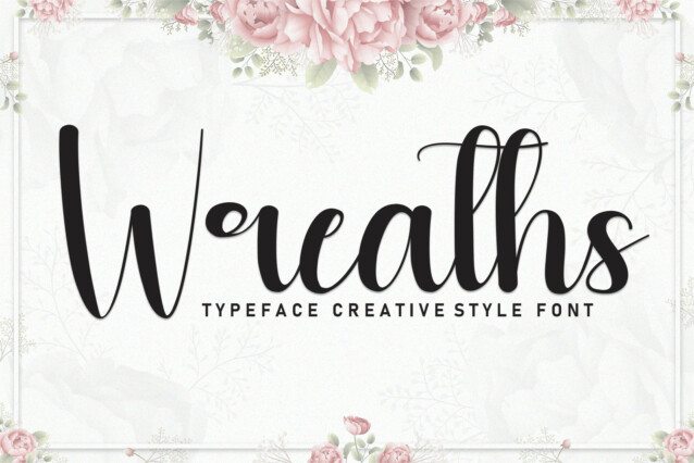 Wreaths Script Font - Download Free Font