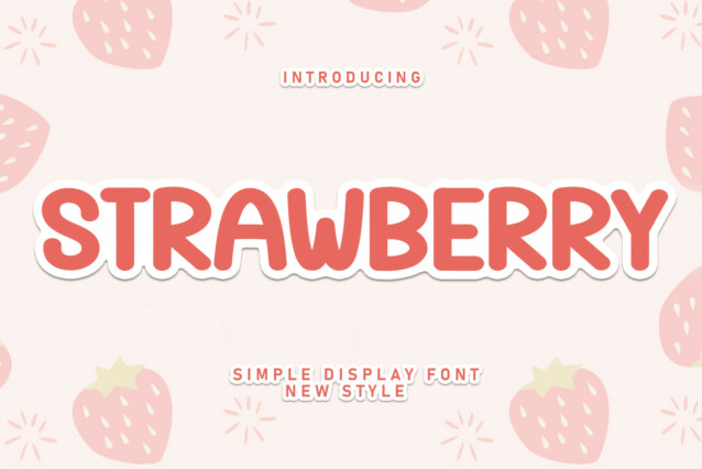 Strawberry Display Font - Download Free Font
