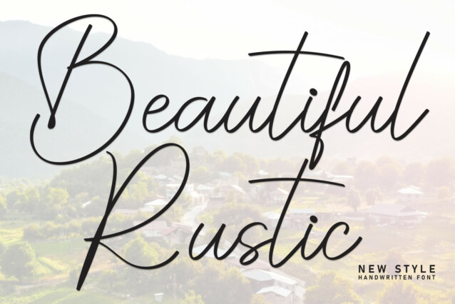 Beautiful Rustic Script Font - Download Free Font