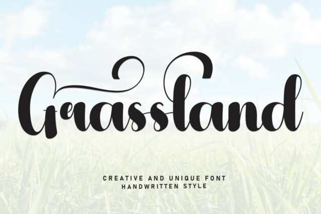 Grassland Script Typeface - Download Free Font