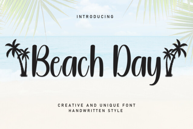 Beach Day Display Font - Download Free Font