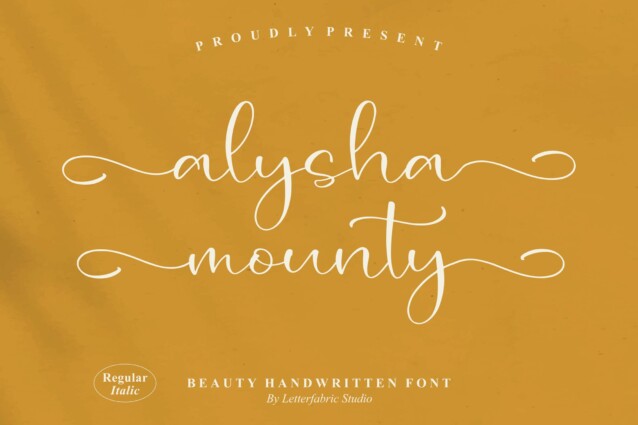 Alysha Mounty Font - Download Free Font