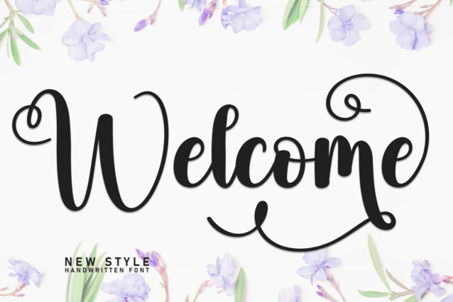 Welcome Script Typeface - Download Free Font