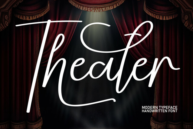 Theater Script Font - Download Free Font