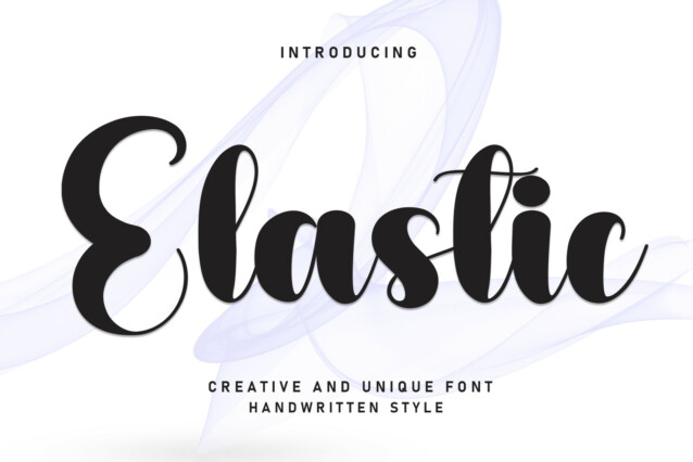 Elastic Script Font - Download Free Font