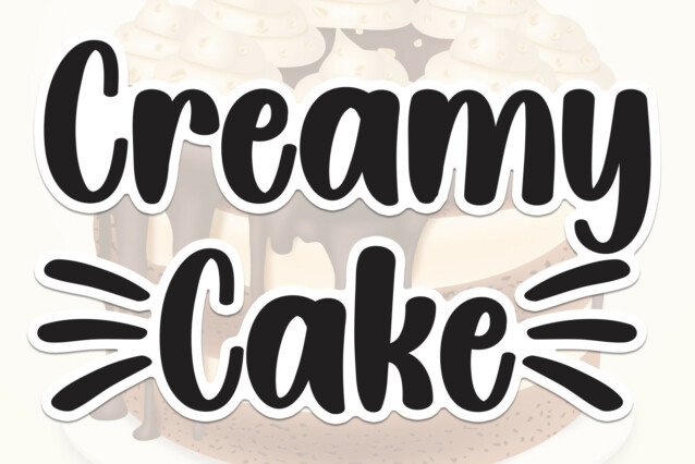 Creamy Cake Display Font - Download Free Font