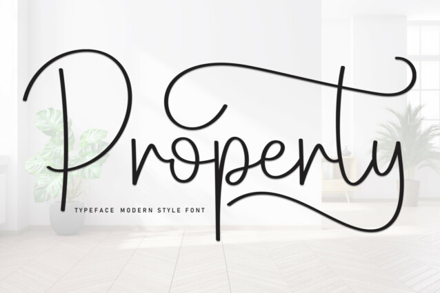 Property Script Typeface - Download Free Font