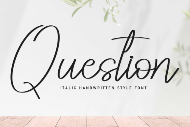 Question Script Font - Download Free Font