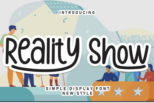 Reality Show Display Font - Download Free Font