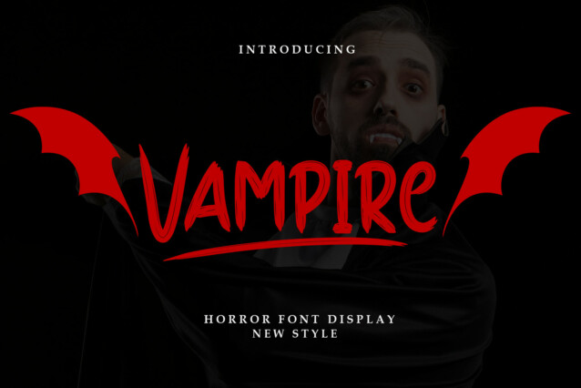 Vampires Display Font - Download Free Font