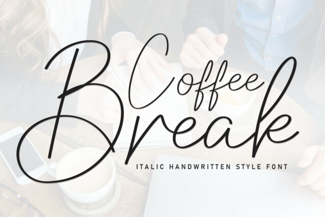 Coffee Break Script Typeface - Download Free Font