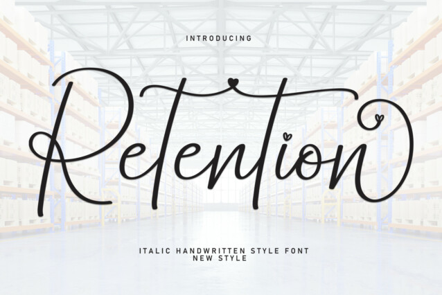 Retention Script Font - Download Free Font