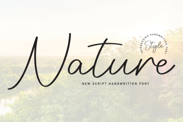 Nature Script Typeface - Download Free Font