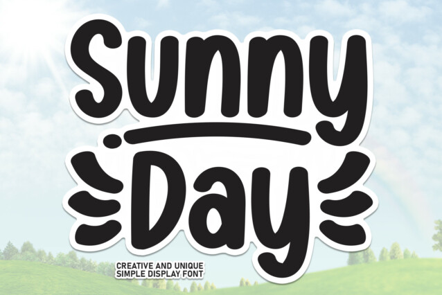 Sunny Day Display Font - Download Free Font