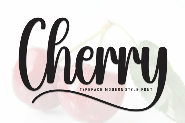 Cherry Script Typeface - Download Free Font