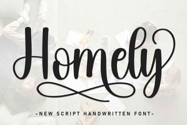 Homely Script Font - Download Free Font