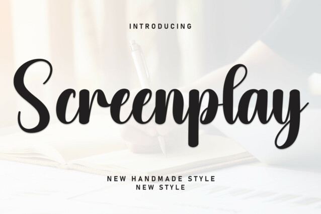 Screenplay Script Font - Download Free Font