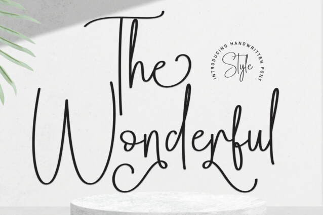 The Wonderful Script Font - Download Free Font