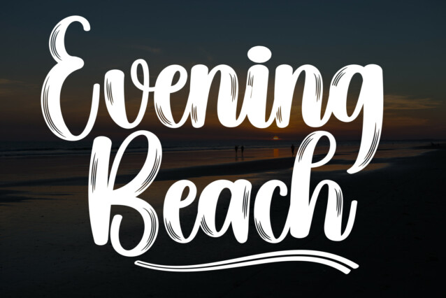 Evening Beach Script Font - Download Free Font