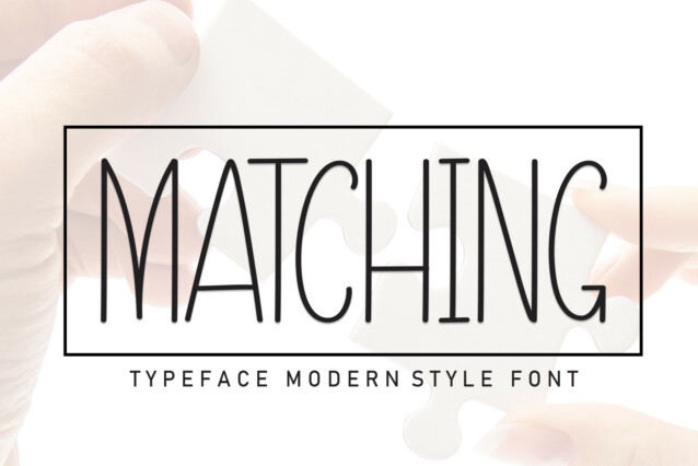 Matching Display Font - Download Free Font