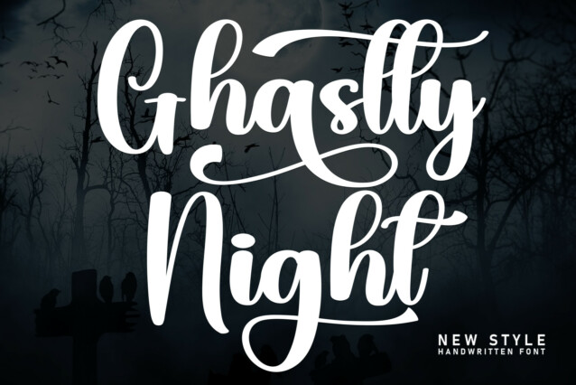 Ghastly Night Script Font - Download Free Font