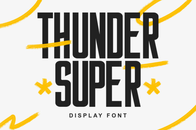 Thunder Super Font - Download Free Font
