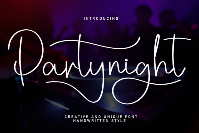 Partynight Script Font - Download Free Font