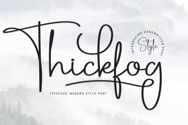 Thickfog Script Font - Download Free Font