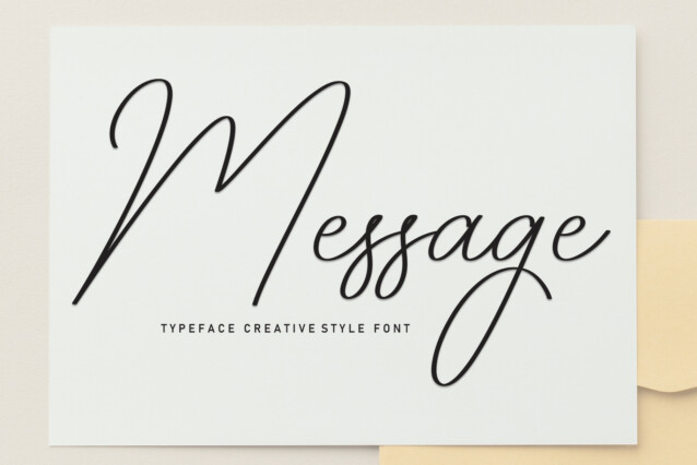 Message Script Font - Download Free Font