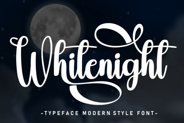 Whitenight Script Font - Download Free Font