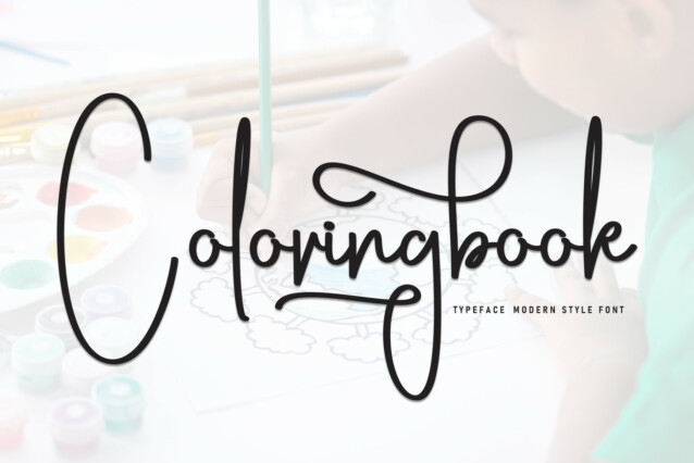 Coloringbook Script Font - Download Free Font