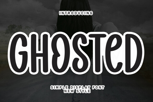 Ghosted Display Font - Download Free Font